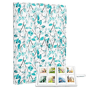 Ablus 128 Pockets Mini Photo Album for Fujifilm Instax Mini Camera, Polaroid Snap, Z2300, SocialMatic Instant Cameras & Zip Instant Printer (Leaves)