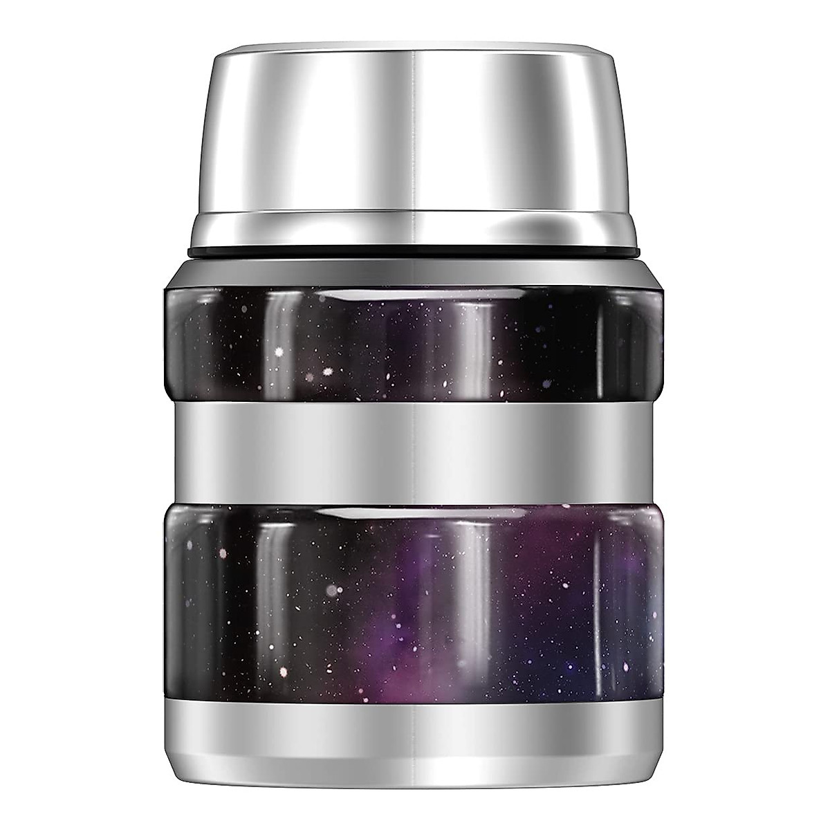Nasa Nasa Logo Astronaut THERMOS STAINLESS KING Stainless Steel Food Jar with Folding Spoon, Vacuum insulated & Double Wall, 16oz