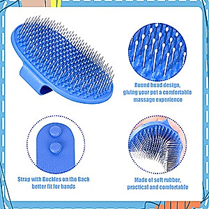 6-Piece Rabbit Grooming Kit, Small Animal Grooming Kit with Pet Hair Remover, Pet Nail Clipper, Flea Comb, Pet Shampoo Bath Brush for Rabbit, Hamster, Bunny, Guinea Pig