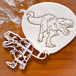 Realistic Tyrannosaurus Rex cookie cutter, 1 piece - Bakerlogy