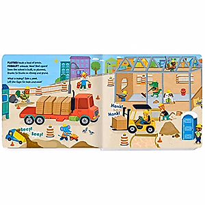 Hide-and-Seek at the Construction Site: A Hidden Pictures Lift-the-Flap Board Book, Interactive Seek-and-Find Construction Truck Book for Toddlers and Preschoolers (Highlights Lift-the-Flap Books)