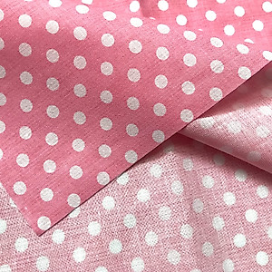 Quilting Fabric Misscrafts 7pcs 50 x 50cm Cotton Fabric DIY Making Supplies Craft Patchwork Fabric Bundle Fat Quarter Pre-Cut Quilt Squares for DIY Sewing Scrapbooking (Pink)