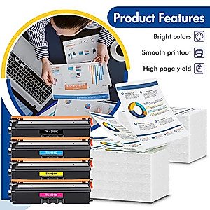 TN431 TN-431 Toner Cartridge Compatible Replacement for Brother TN431BK TN431C TN431M TN431Y TN431 TN-431 for Brother HL-L8360CDW MFC-L8900CDW HL-L8260CDW MFC-L8610CDW HL-L8360CDWT Printer
