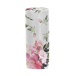 Watercolor Florals Pencil Case Office Pencil Holder Pouch Bag Pen Pencil Stationery Cosmetic Bag