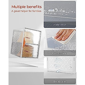 DINMO 6 Packs Shoe Box with Dividers, 12 Pairs, Clear Shoe Storage Organizer, Space Saving for Closet, Visualization, Foldable, White Transparent