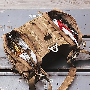 EXCELLENT ELITE SPANKER Dog Pack Hound Dog Saddle Bag Backpack for Travel Camping Hiking Medium & Large Dog with 2 Capacious Side Pockets(COB-L)