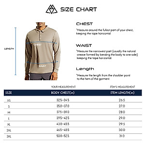 Haimont Mens Polo Shirts Golf Long Sleeve Lightweight Polyester Collared Tshirt Moisture Wicking Regular Fit, Khaki, XL