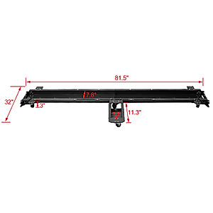 CQSXDA Widow Cruiser-Dolly Steel Motorcycle Dolly Black Engine Mover for ATV & Garage Heavy-Duty Roll(1,250 lbs) Black
