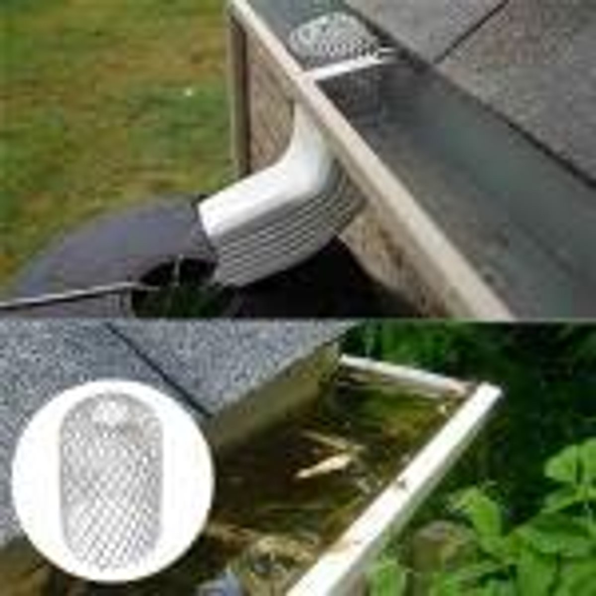 Aluminum Guard Filters, Expand Roof Gutter, Leaf Drains Colanders Filters, Drain Colanders Net Cover(4pcs)