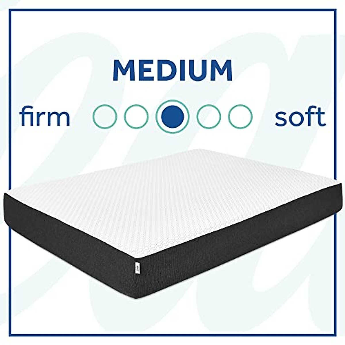 Sealy Cool & Clean 10" Memory Foam Bed in Box, Twin XL, White