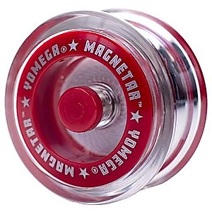 Yomega Magnetar Responsive High Performance Ball Bearing Yoyo. Designed for Intermediate and Advanced String Trick and Looping Play. + Extra 2 Strings. + 3 Months Warranty (Clear)