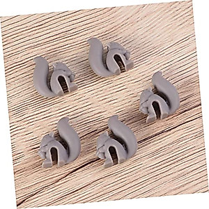 Tea Bag Holder for Mug 5pcs Korean Tea Set Tea Bag Holder Squirrel Tea Bag Tea Holder Animal Silicone Tea Holder Tea Bag Holders