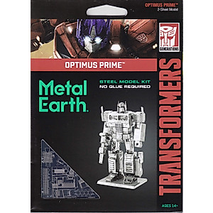 Metal Earth Transformers Optimus Prime 3D Metal Model Kit Fascinations