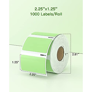 POLONO Label Printer, PL420 4x6 Thermal Printer, High-Speed Shipping Label Printer, Commercial Direct Thermal Printer, 2.25”x1.25” Direct Thermal Label