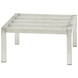 HUBERT Dunnage Rack Storage Rack Aluminum- 24" L x 24" W x 12" H