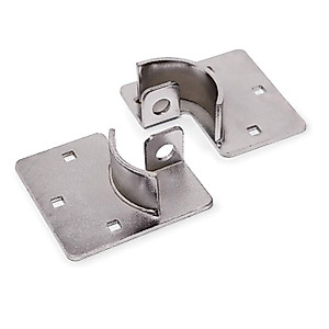 Maypole Heavy Duty Security Lock Suitable for Vans, Sheds & Garages Rust Resistant Chrome 2 kg, Silver