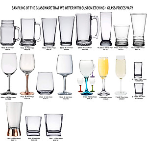 Celtic Initial 2.5oz Shot glass shooter (one) Split Monogram w/Free Customization