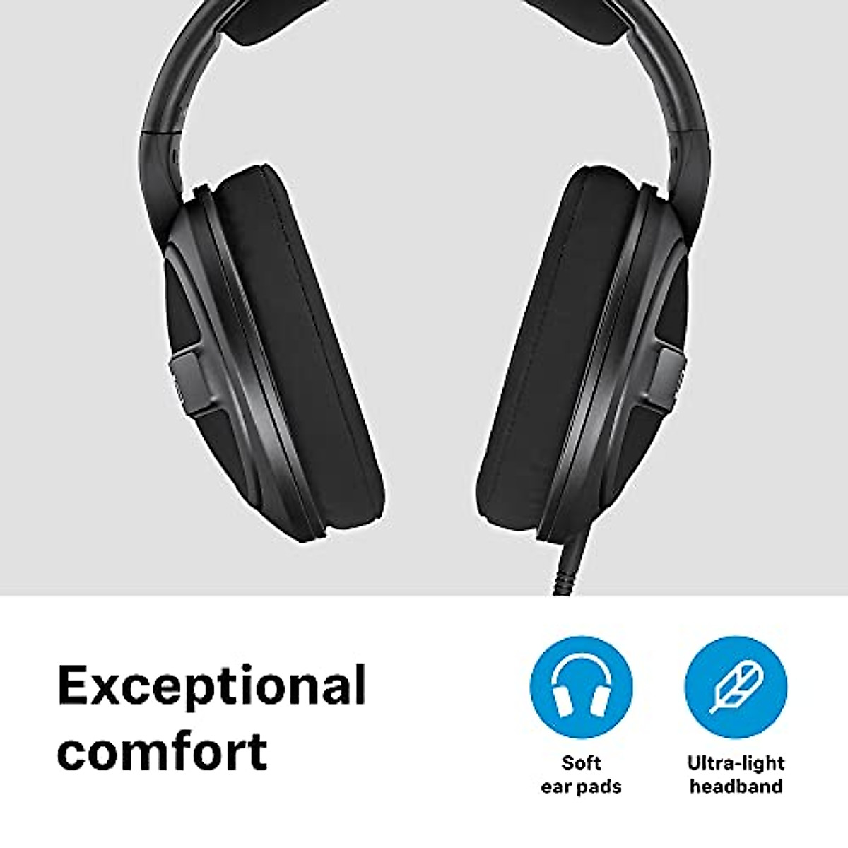 SENNHEISER HD 569 Closed Back Headphone,Black