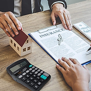 Desk Calculator, 12-Digit Solar Battery Office Calculator with Large LCD Display Big Sensitive Button, Dual Power Desktop Calculators