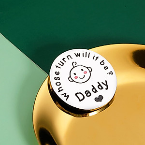 New Mom Gifts for Women, Decision Coin New Dad Gifts for Christmas Fathers Day, Pregnancy Gifts for First Time Moms, Mom to be Gift New Parents Gifts Mothers Day Birthday Present