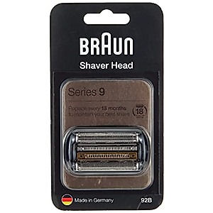 Braun 92B – Replacement and Replacement for Electric Shaver Compatible with Series 9 Shaving Machines, Black