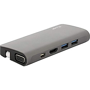 LMP - 4K USB-C Travel Docking Station with 9 Ports - Space Gray