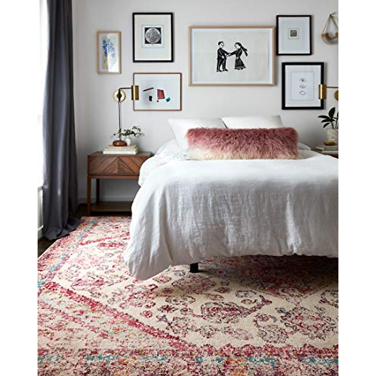 Loloi II Nadia NN-03 Aqua Transitional Area Rug 8'-0" x 11'-0"