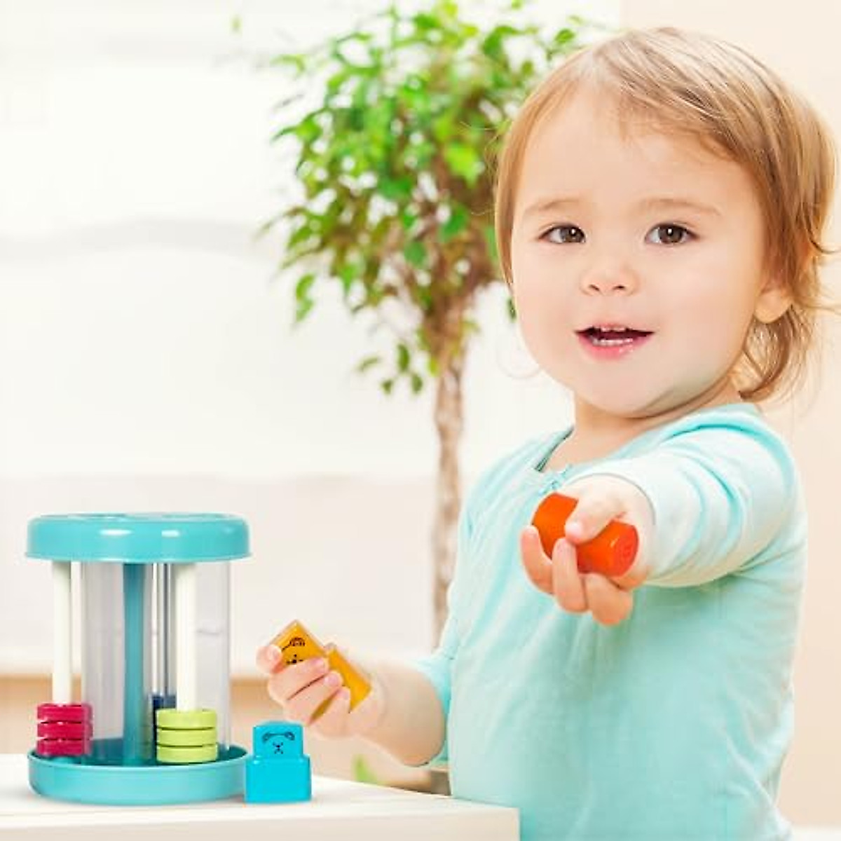 Battat – Shape Sorter – Colorful Sorting Toy – 3 Shapes & Sounds – Educational & Developmental Toy For Toddlers – 18 Months + – Shapes And Sound Sorter