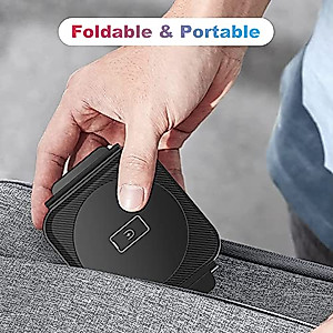 Travel 3 in 1 Magsafe Wireless Charger, Foldable Wireless Charging Station for Apple, Wireless Charging Pad Compatible with iPhone 14 13 12 11/Pro/XS/XR,AirPods 3/2/Pro, iWatch 7/6/5/4/3/2