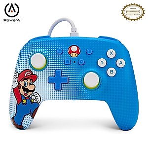 PowerA Enhanced Wired Controller for Nintendo Switch - Mario Pop Art