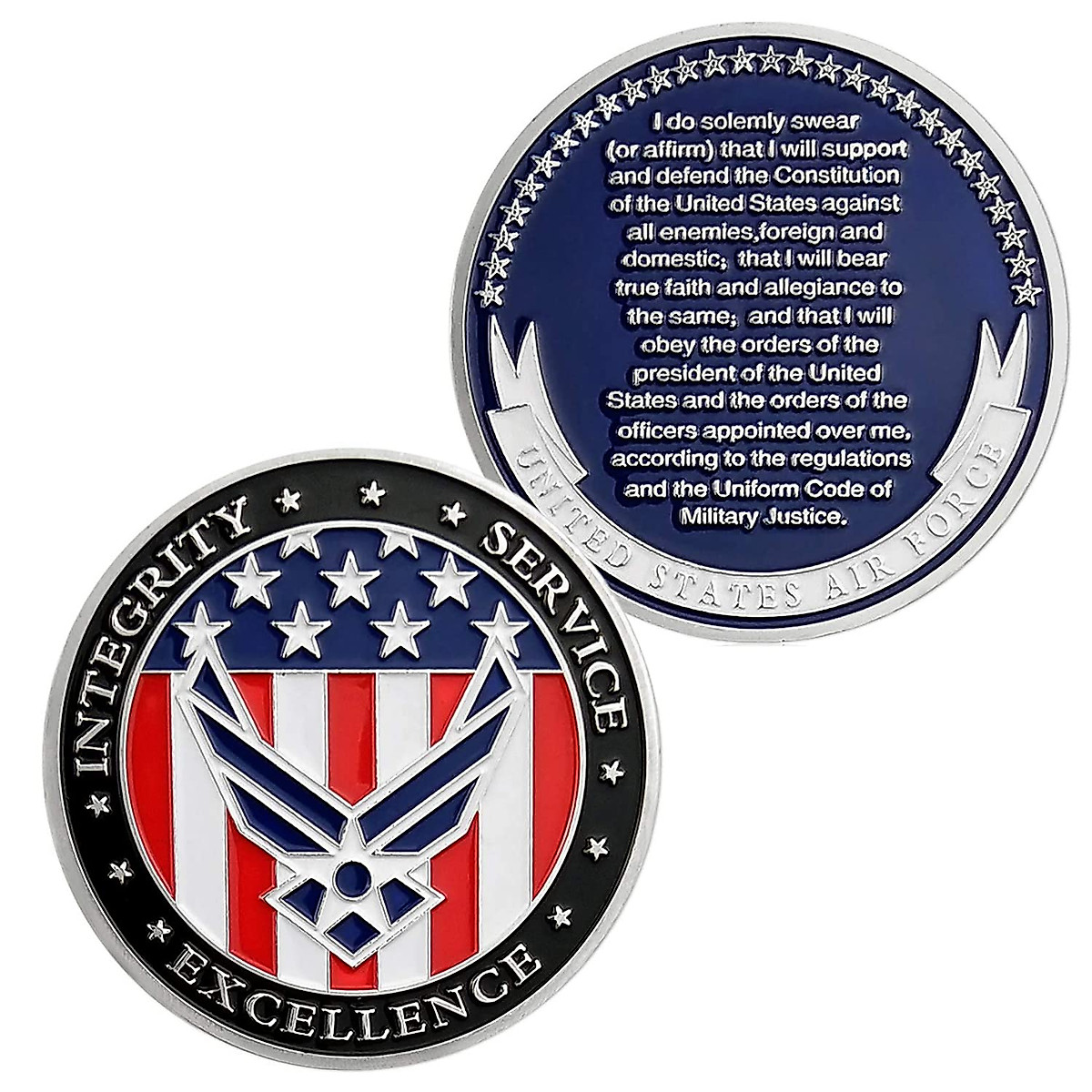 US Air Force Oath Challenge Coin for Airman's Gifts
