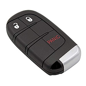 Keyless2Go Replacement for 3 Button Proximity Remote Smart Key for Jeep Compass M3N-40821302 68250335 AB
