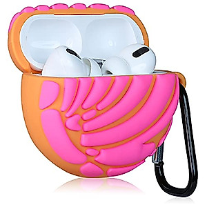 Lupct Fashion Case for AirPod Pro 2019/Pro 2 Gen 2022 Cover Cases Cute Funny Luxury Cool Design for Men Boys Teen Girls Women Fun Unique Character 3D Trendy for AirPods Pro Air Pods Pro(Pink Concha)