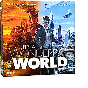 It's A Wonderful World Board Game - Build Your Empire in This Strategic Card Game for Kids and Adults, Ages 14+, 1-5 Players, 30-60 Minute Playtime, Made by Lucky Duck Games