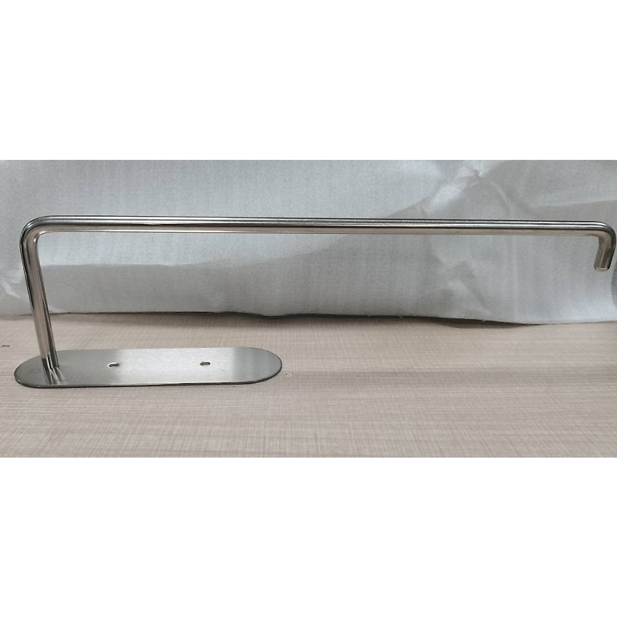 Luxbon Paper Towel Holder -Self Adhesive or Drilling ,Black Paper Towel Holder Under Cabinet for Kitchen, Bathroom,SUS304 Stainless Steel(Black+2pcs Adhesive Hooks)