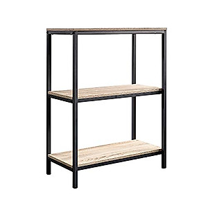 Sauder North Avenue Sofa Table, L: 41.50" x W: 11.50" x H: 28.03", Charter Oak Finish & North Avenue 3 Shelves Bookcase, Charter Oak Finish, L: 23.47" x W: 11.50" x H: 30.47"