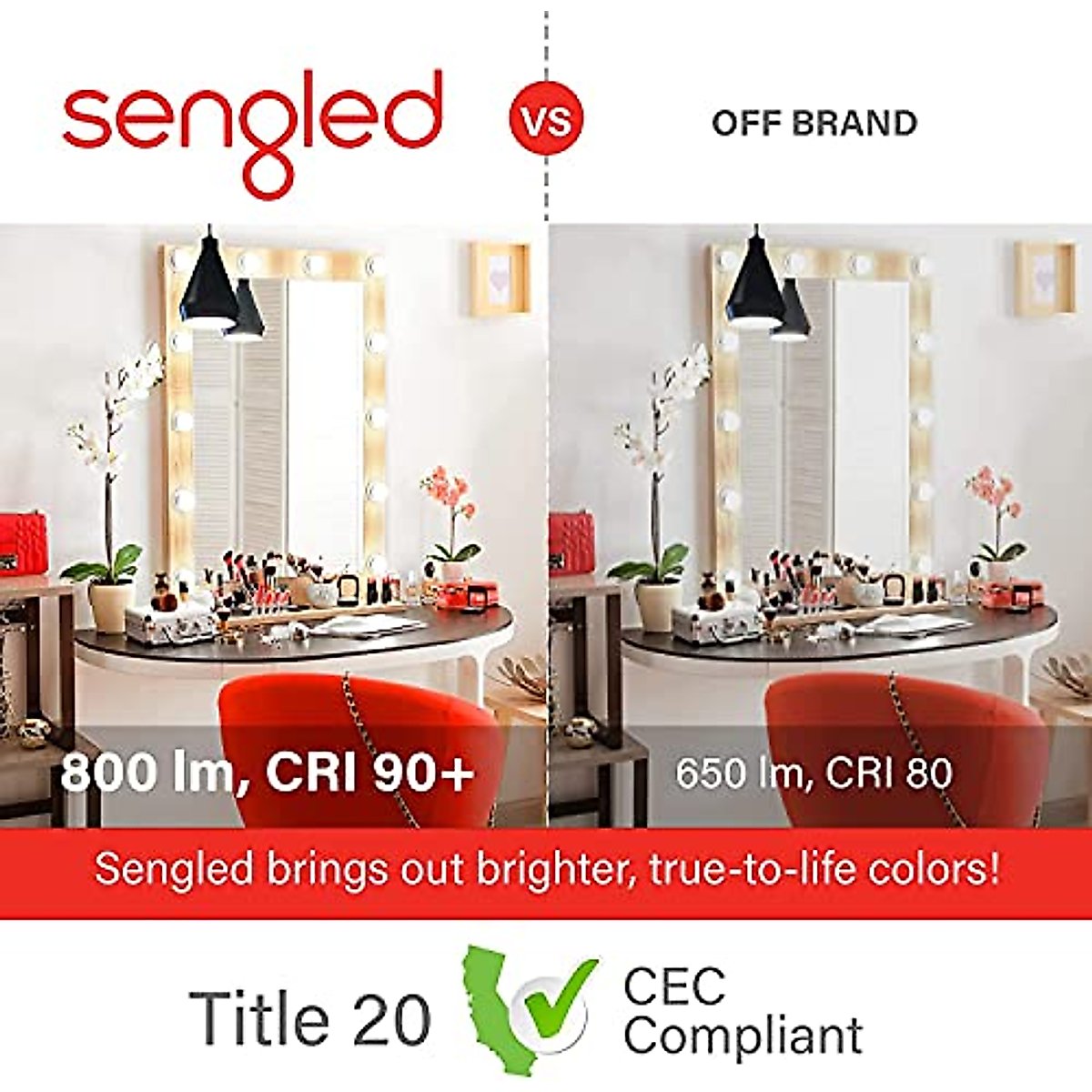 Sengled Alexa Light Bulb, Smart Light Bulbs That Work with Alexa Only, Bluetooth Mesh Standard A19 E26 Dimmable LED Bulb Daylight 5000K, 60W Equivalent 800LM, High CRI, High Brightness, 6 Pack