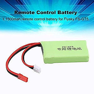 profectlen-US 7.4V 1500mAh Rechargeable Remote Control Lithium Battery Transmitter Battery for Flysky FS-GT5 RC Models Parts Toys Battery