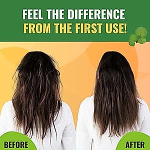 Gotukola Satin Strands Mask for Dry, Color Damaged Hair – Deep Conditioner Hair Treatment Softens Dry Hair, Repairs Damage, & Revitalizes Scalp – Gotu Kola Herb, Essential Oils, & Keratin Hair Mask