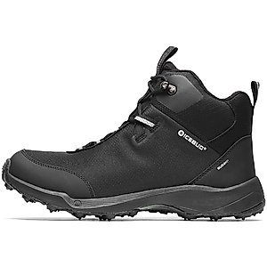 Icebug Mens Speed2 BUGrip Hiking Boot with Carbide Studded Traction Sole, Black, 10.0