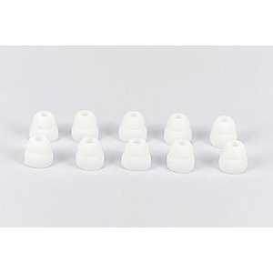 10pcs Replacement Silicone Eartips Earbuds Eargels for Beats by dr dre Powerbeats 2 Wireless Stereo Earphones (Double Flange White)