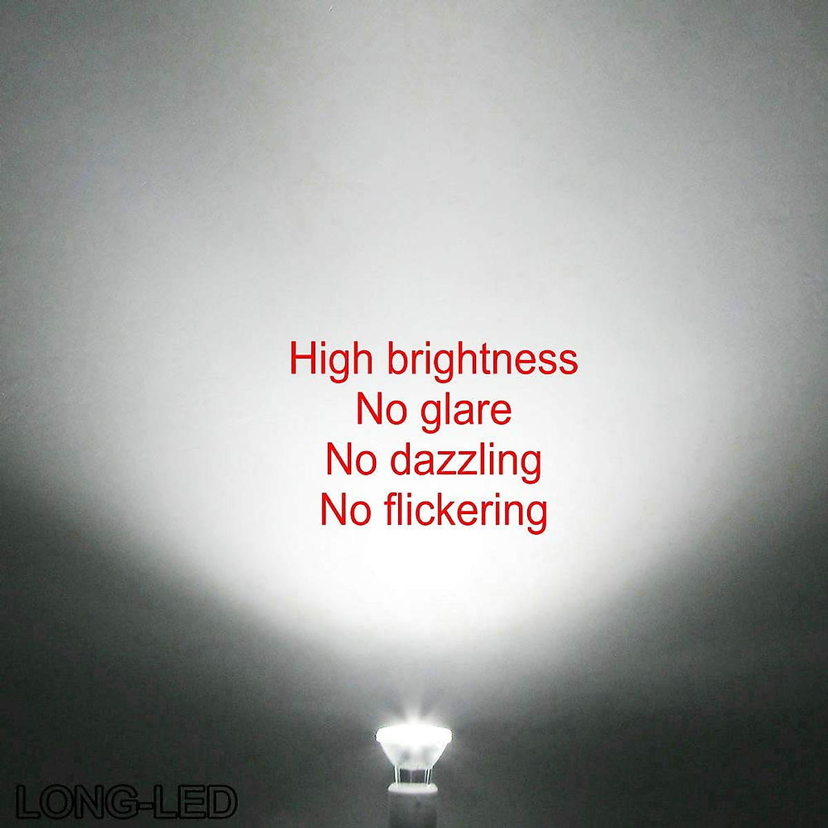 Classic Glass PAR20 LED Daylight Flood Light Bulb,LED Spotlight 8W PAR20(50W-75W Halogen Lamp Equivalent),5000K Bright White Light,E26 Base,120V,Indoor/Outdoor Use,Waterproof IP65 (8 Pack)