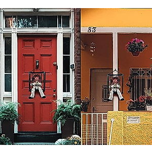 Skeleton Animated Halloween Decorations, Screaming Halloween Decor with Motion Activated & Light Sensor, Spooky Prisoner Cage with Spider Web Haunted House Decorations by CRILEAL, Ghost with Long-hair