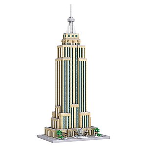 dOvOb American Architecture Micro Blocks Set（3819PCS） - World Famous Architectural Model Toys Gifts for Kid and Adult