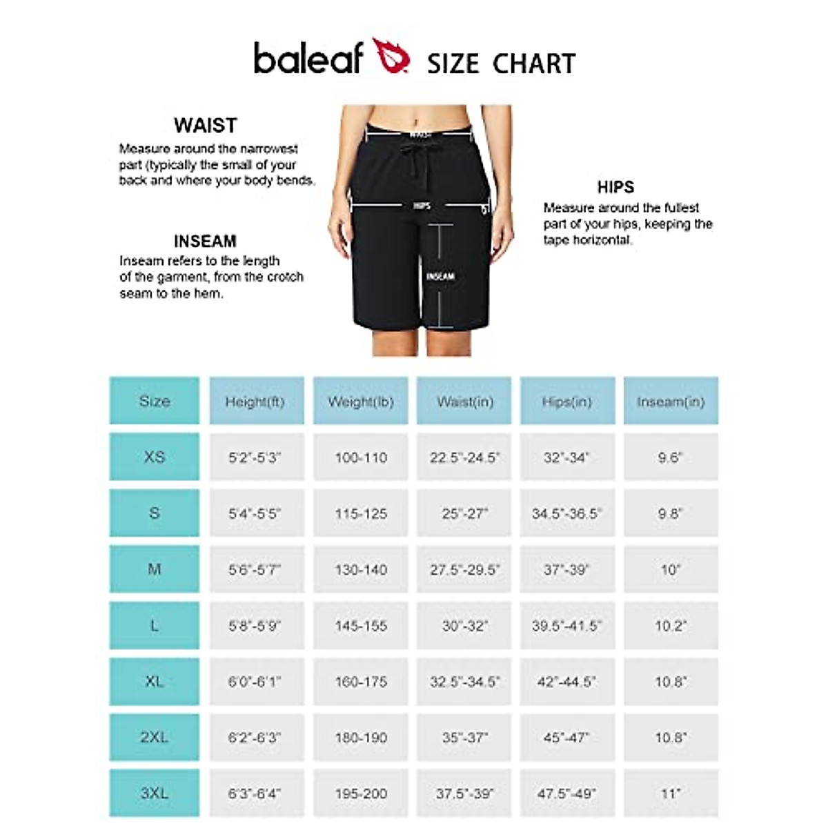 BALEAF Women's 10" Bermuda Shorts Long Cotton Casual Summer Knee Length Pull On Lounge Walking Exercise Shorts with Pockets Charcoal Size S