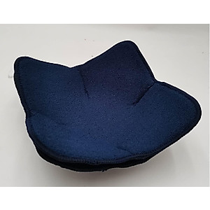 ULVEOL Set of 2 Dark Blue Microwave Bowl Holder Potholders - Microwavable Soup Bowl Cozy - Hot Pads Bowl Holders for Hot Food Quilted - Bowl Cozies for Microwave Kitchen Accessories, Gadgets