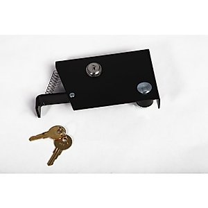 Rugged Ridge 11252.01 Hood Lock Kit; 72-86 Jeep CJ , Black