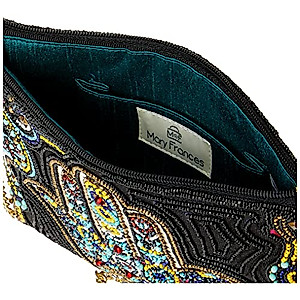 Mary Frances womens Mary Frances in Good Hands Crossbody Hamsa Handbag Bag, Multi, One Size US