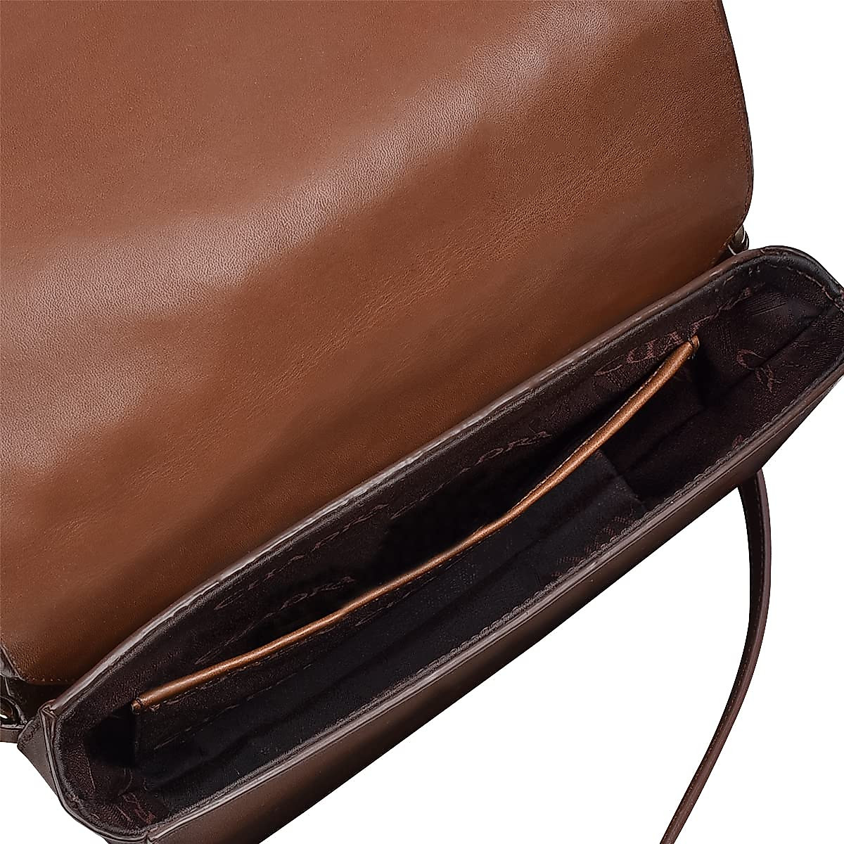 CUADRA Women's Belt Bag in Bovine Leather Brown, BOD24RS