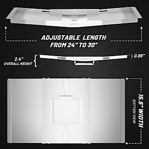 Grease Tray with Drip Pan for Gas Grill, Outdoor Grill Replacement Parts, Universal Adjustable Stainless Steel Grease Tray Set for Expert, NEXGRILL, Dyna Glo, BHG, Kenmore, Uniflame, Backyard and More